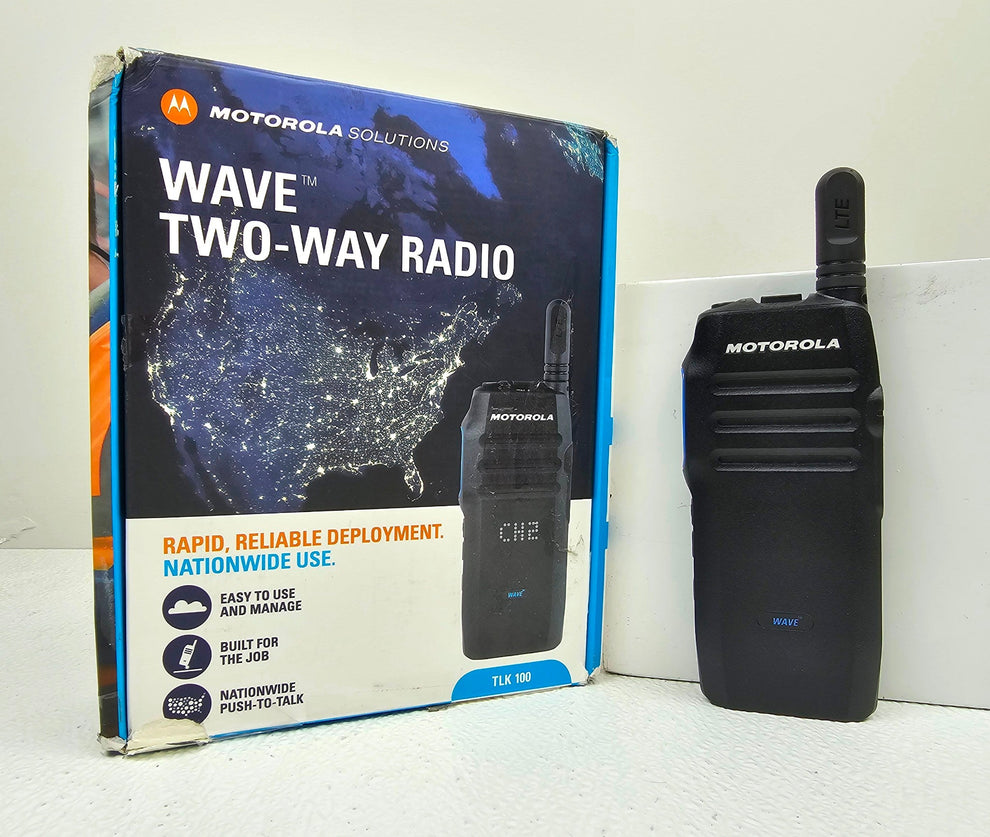 NEW Motorola TLK-100 4G LTE Two-Way Radio – Used Radios